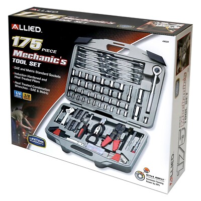 Allied Mechanic 175 Piece Tool Set New In Box # 49029 | eBay