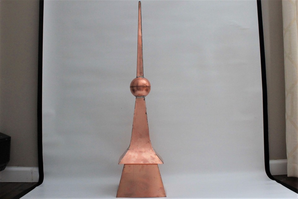 COPPER FINIAL, CAP, ROOFING SPIRE | eBay