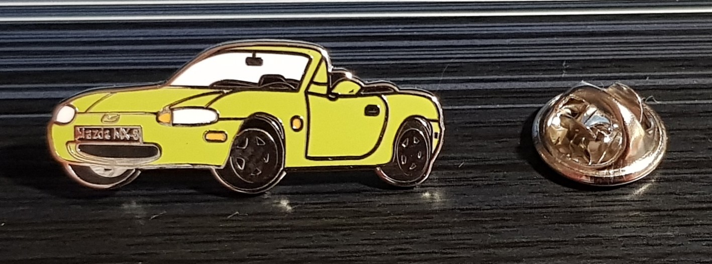 Mazda Pin MX5 Nb Miata Eunos Green (2) Enamelled - Dimensions 33x14mm ...