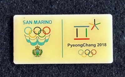 Hard to find 2018 PyeongChang Winter Olympics - San Marino NOC pin | eBay