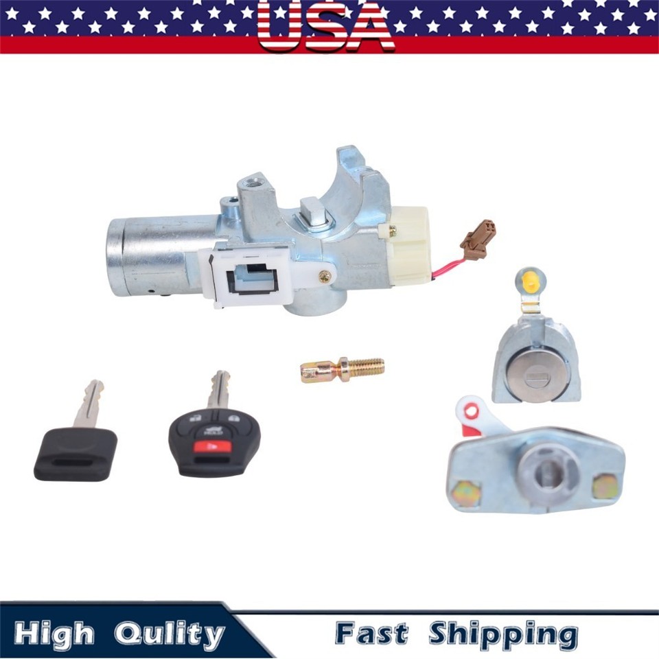 Ignition Lock Cylinder Switch Key Fit for Nissan Versa 2012-2019 D8700 ...