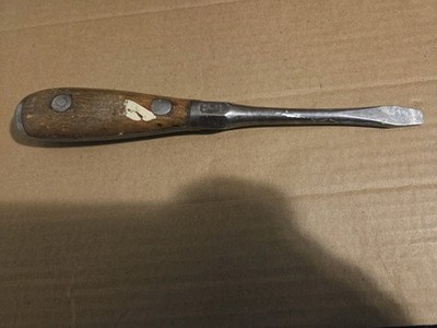 Vintage Dunlap 4" Wood Handle Flathead Screwdriver OAL 8.5" - BK | eBay