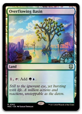 Overflowing Basin (Ripple Foil) #362 (NM) Modern Horizons 3 M3C Magic ...