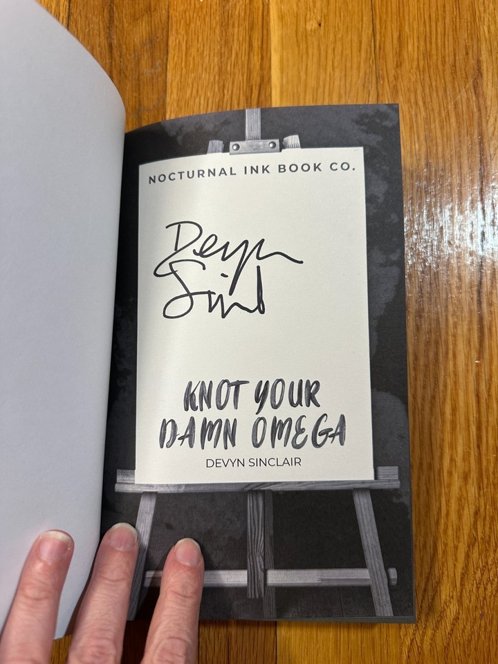 SIGNED + QUOTED Nocturnal Ink Exclusive Knot Your Damn Omega by Devyn Sinclair | eBay