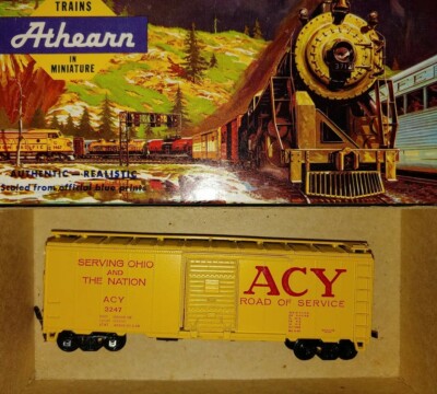ATHEARN 1212 40 FT BOXCAR ACY 3247 HO | eBay