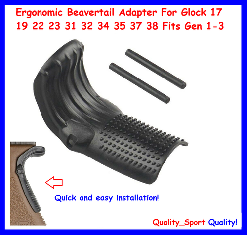 Ergonomic Beavertail Adapter For Glock 17 19 22 23 31 32 34 35 37 38 ...