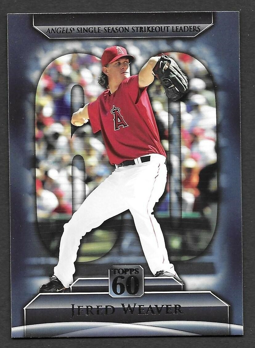 2011 Topps 60 #89 Jered Weaver Arizona Diamondbacks | eBay