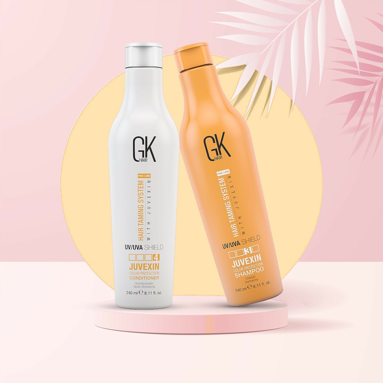 GK HAIR Care Shield Shampoo and Conditioner Set For Styling Dry Split ...