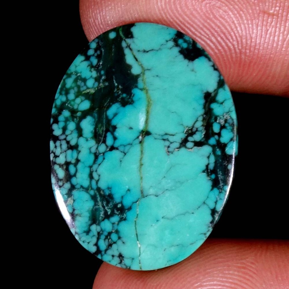 Natural Untreated Tibet Turquoise Pear Oval Round Fancy Cab Gemstone ...