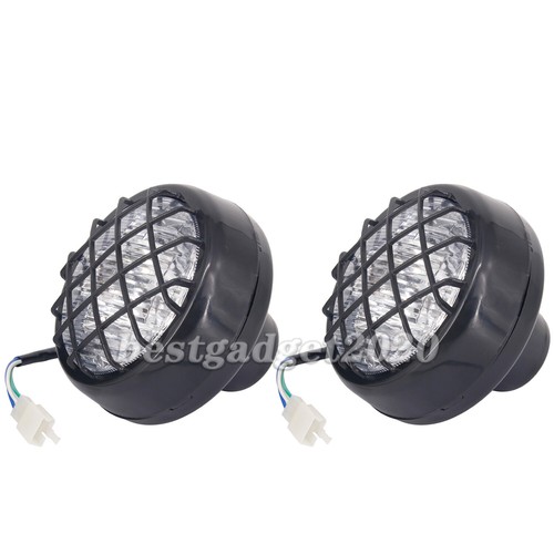 Fits 1987-2006 Yamaha Banshee Lens Bulbs Lights Grills Warrior 2x LED ...