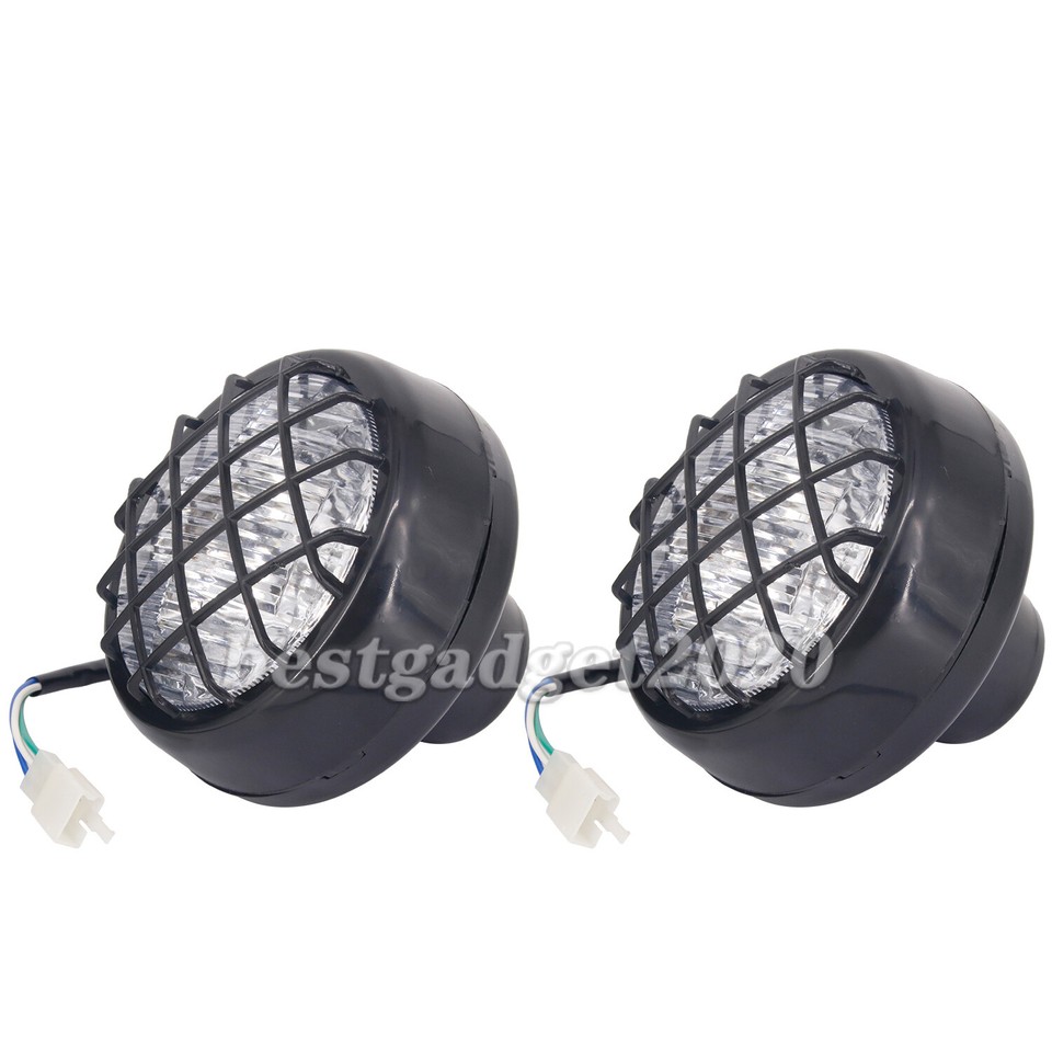 Fits 1987-2006 Yamaha Banshee Lens Bulbs Lights Grills Warrior 2x LED ...