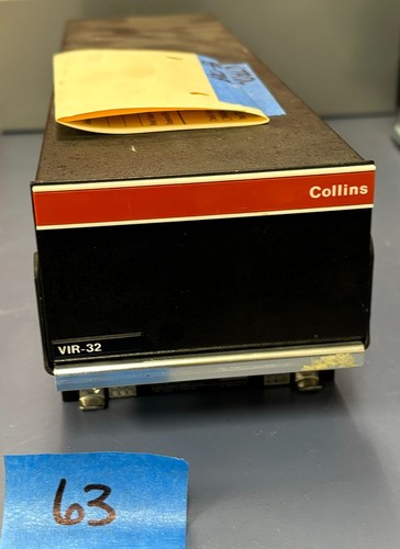#63. Collins VIR-32 Navigation Receiver VOR/LOC/GS P/N 622-6137-201 (AR ...