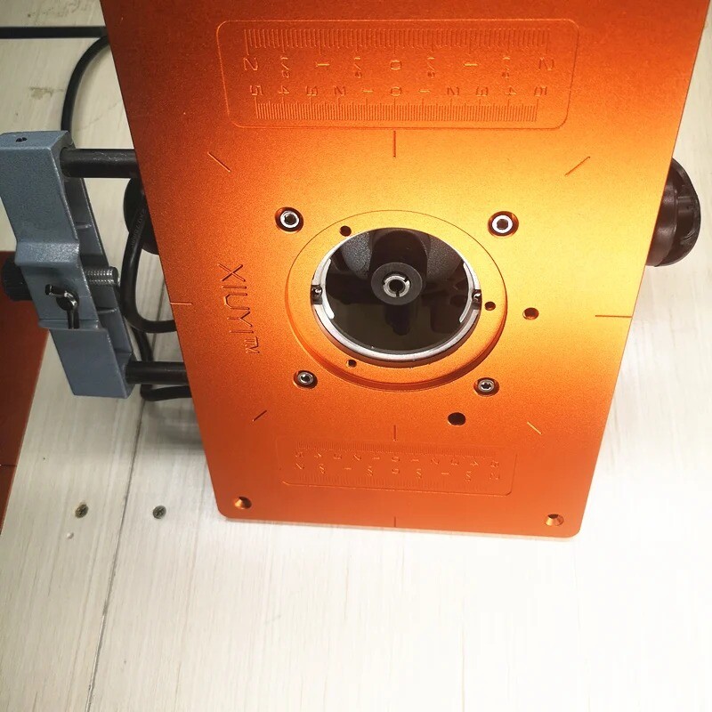 Aluminum Router Table Insert Plate with Bushing and Cover Electric ...