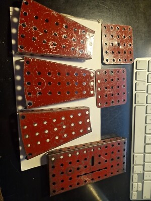 MECCANO PIECES Lot De Plaques Rouges | eBay