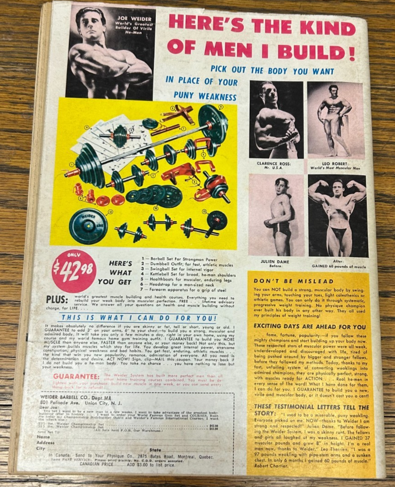 Don Scott - Mr. America Bodybuilding Magazine - July 1960 | eBay