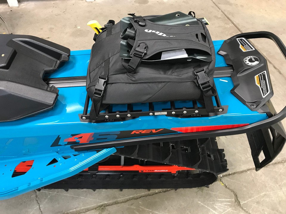 Ski-Doo LinQ 146+ Snowmobile Rack, Cargo Rack, Slim Tunnel Bag Rack ...