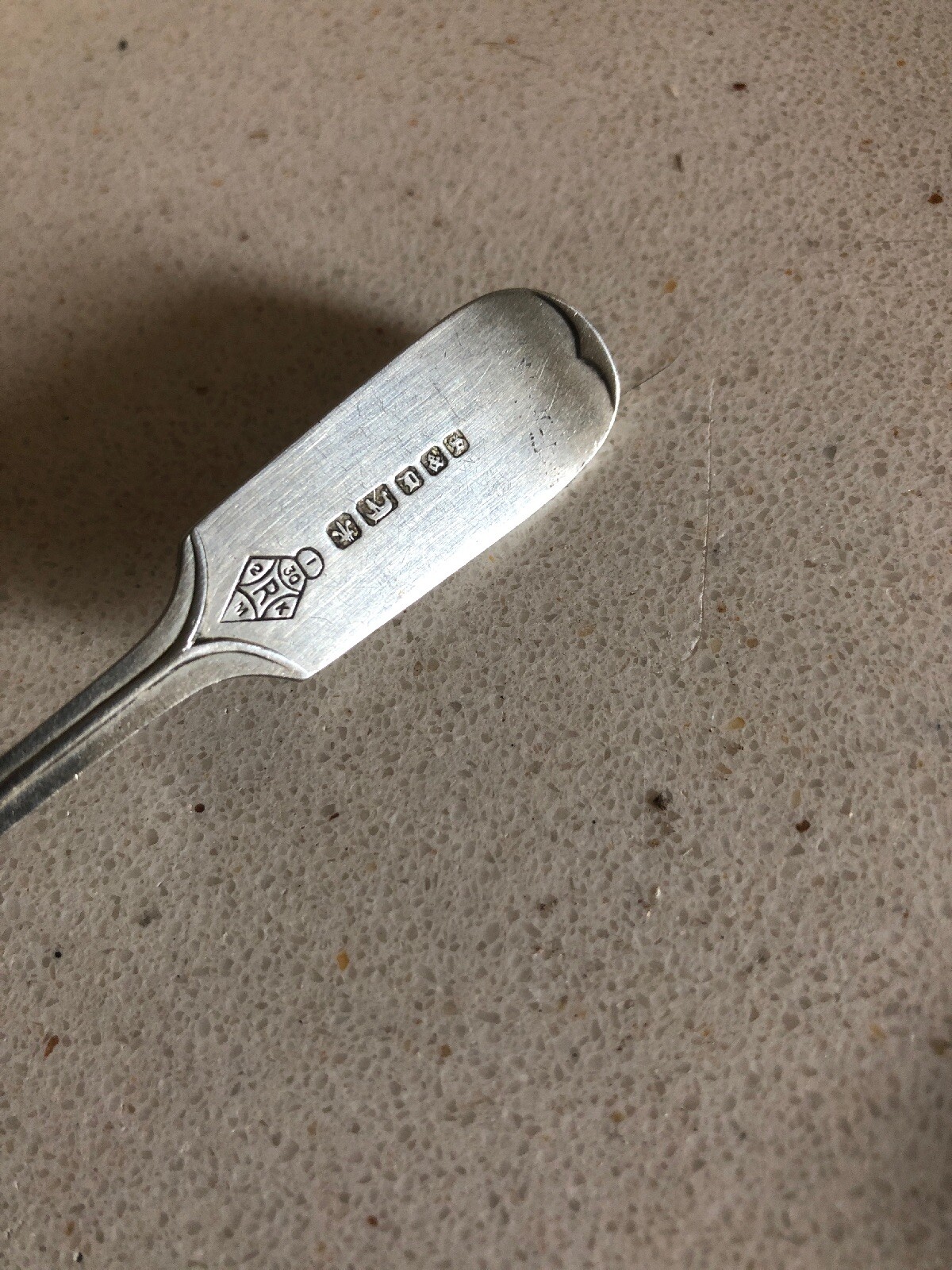 Victorian Deykin Salesmans Sample Fiddleback Condiment Spoon With ...