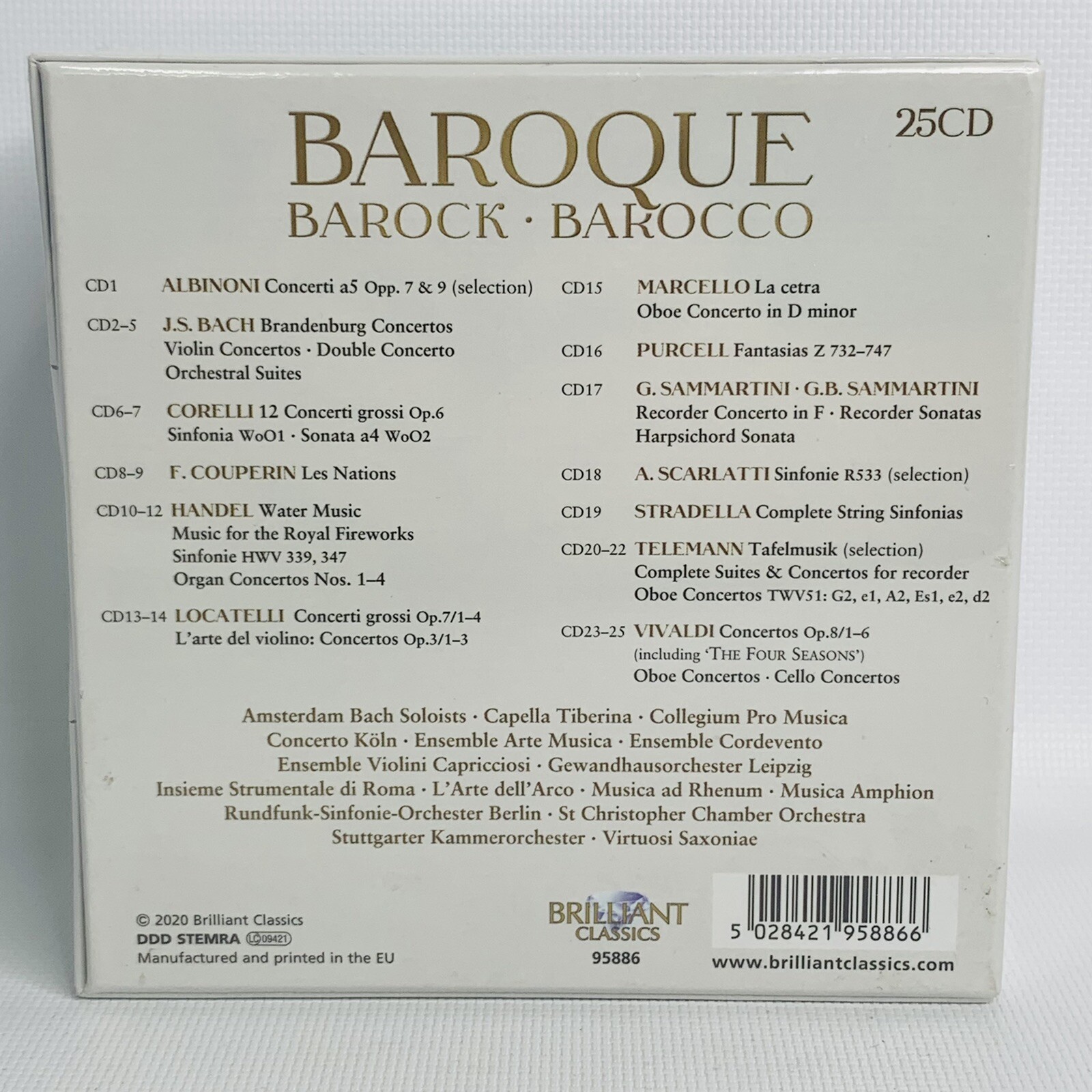 Baroque by Baroque / Various (CD, 2020) for sale online | eBay