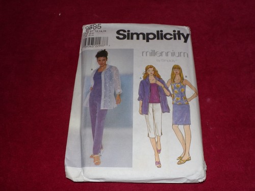 🌺 SIMPLICITY #8685 - LADIES SHIRT-TOP-SKIRT-PANTS & CAPRI'S PATTERN 12 ...