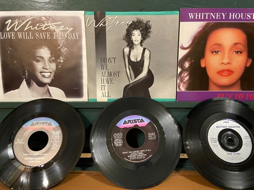 WHITNEY HOUSTON (Lot 3) Run to You/ After we make Love - 45rpm & Pict ...