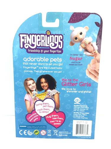 WowWee Fingerlings Monkey Interactive BFF Collection - Violet & Hope ...