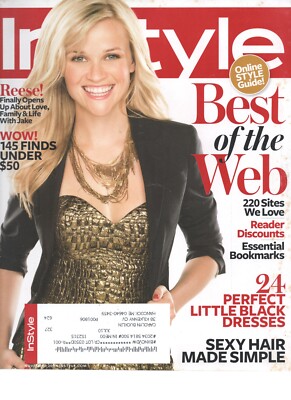 InStyle Magazine US - November 2009 - Reese Witherspoon, Maggie Q, Kate ...