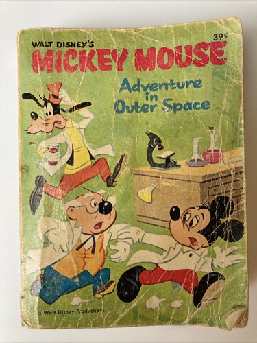Disney’s Mickey Mouse Adventure in Outer Space 1968 Big Little Book ...