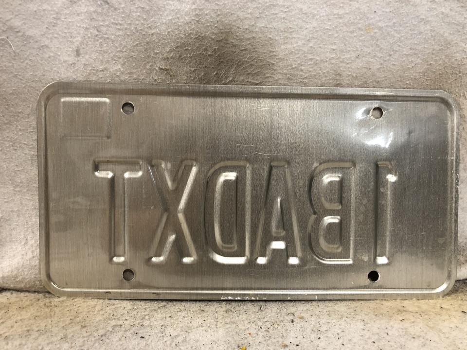 1993 Kansas Vanity License Plate “1BADXT” | eBay