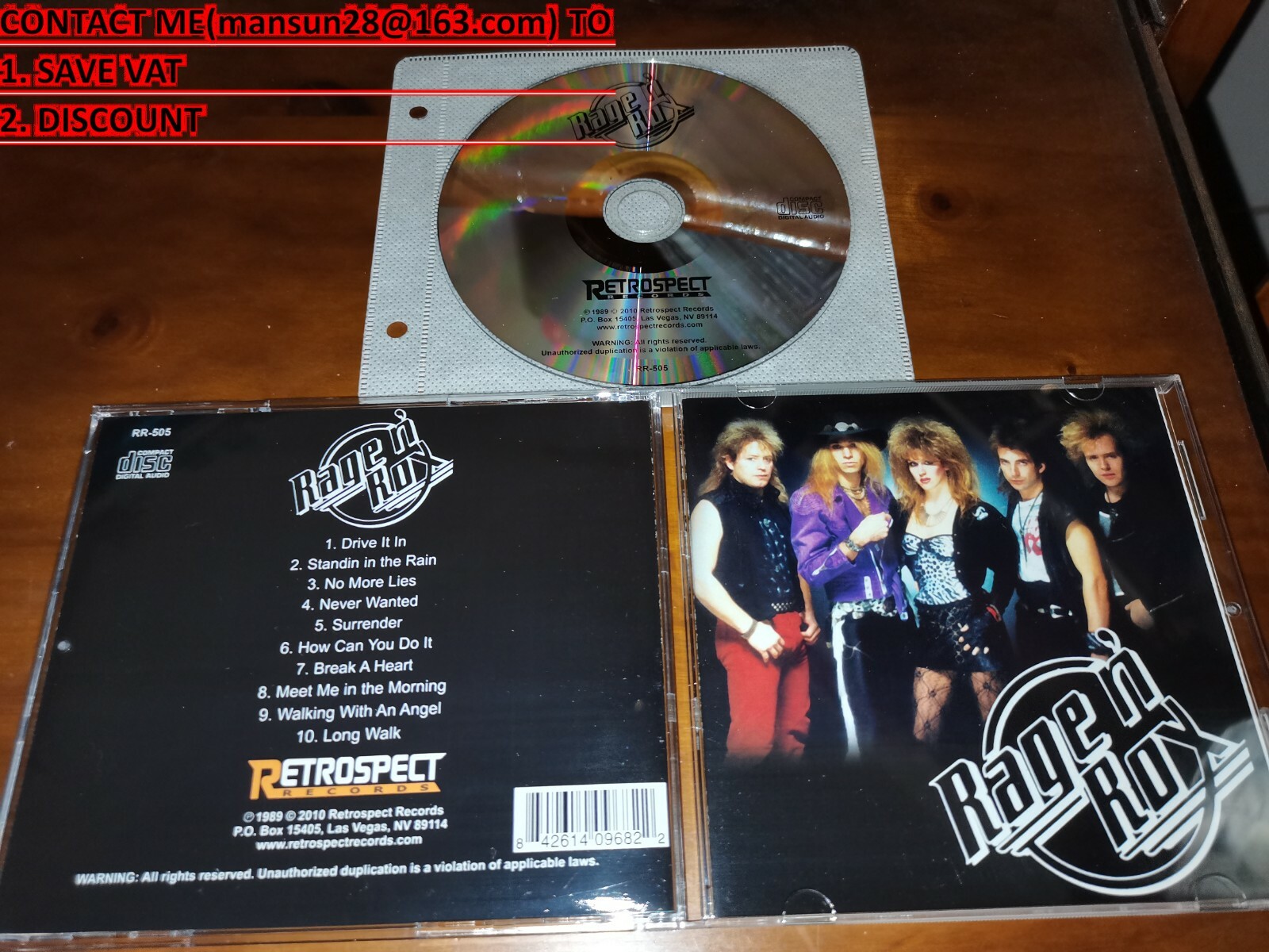 Rage N' Rox / ST ORG Robin Beck Vixen Saraya Retrospect Records 1ST ...