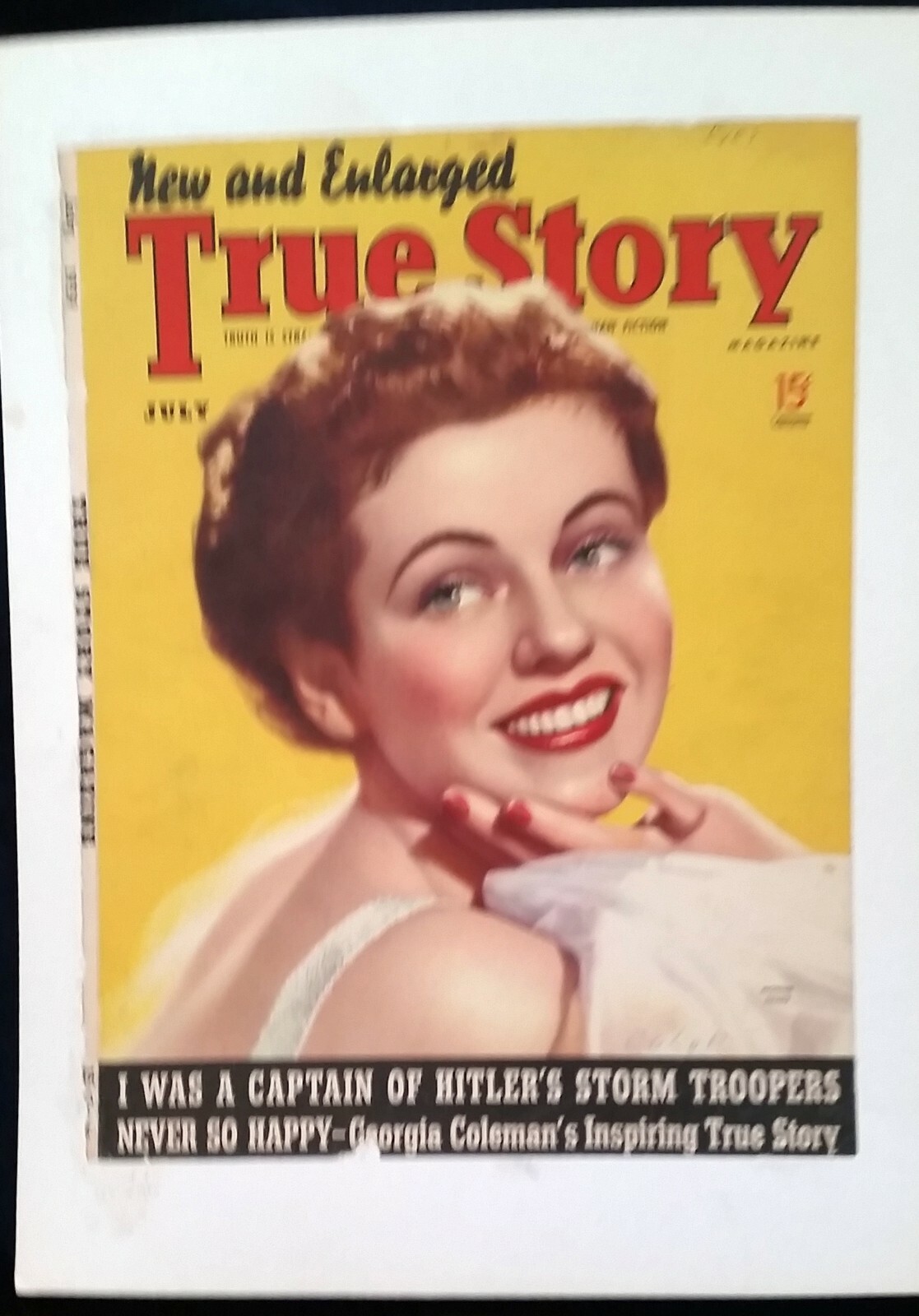 True Story Magazine Cover Monnie Drake 1939! | eBay