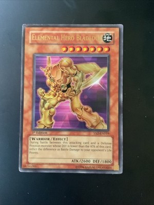 Yu-Gi-Oh! TCG Elemental Hero Bladedge YSD-EN019 LP/NM Ultra Rare 1st ...