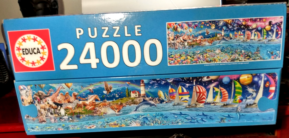 Educa Jigsaw Puzzle - Life, The Greatest Puzzle - 24,000 Pieces New ...