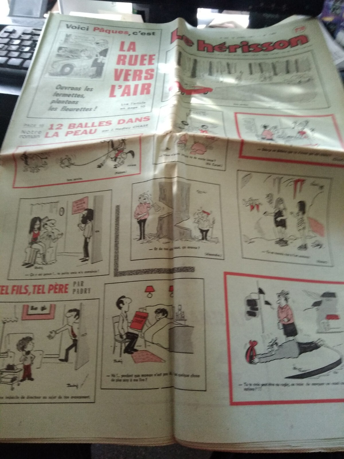 jean richard/zodiaque/rare journal le herisson de 1971 | eBay