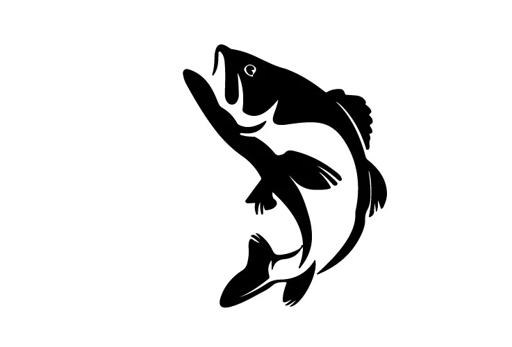 Largemouth Bass Jumping Tattoo