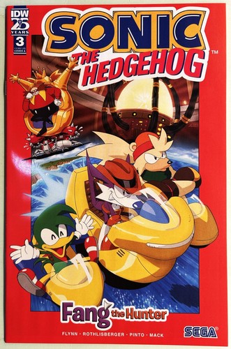 SONIC The HEDGEHOG FANG THE HUNTER Mini Series Comic Book IDW 3-A April ...