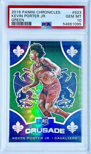 2019-20 Panini Kevin Porter Jr. Silver Green Prizm Rookie Card PSA 10 ...