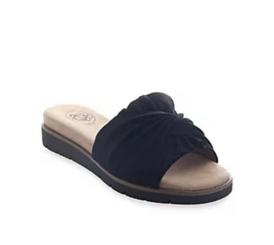 Hocus Pocus Black Kylee Slip On Sandals Size 7M - Gem