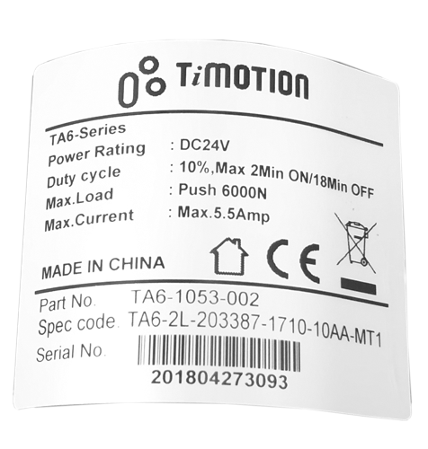 Genuine TiMotion TA6-1053-002 Power Recliner Lift Chair Motor- Fits La ...