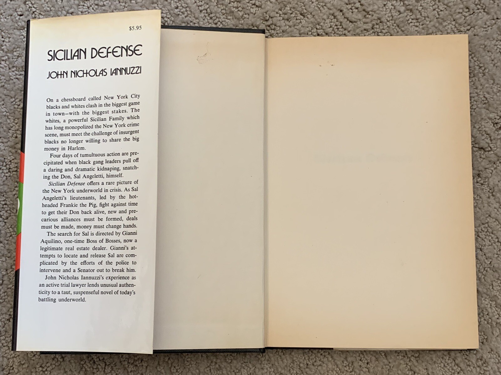 Sicilian Defense by John Nicholas Iannuzzi | eBay