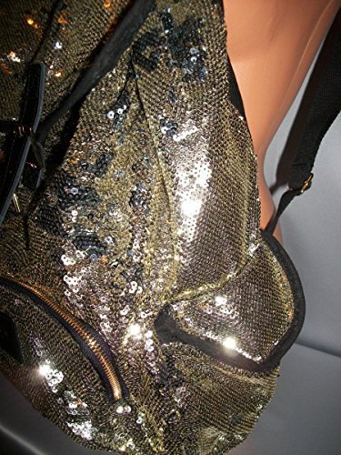 Victoria’s Secret PINK Bling Sequin Canvas Backpack School Travel Bag ...