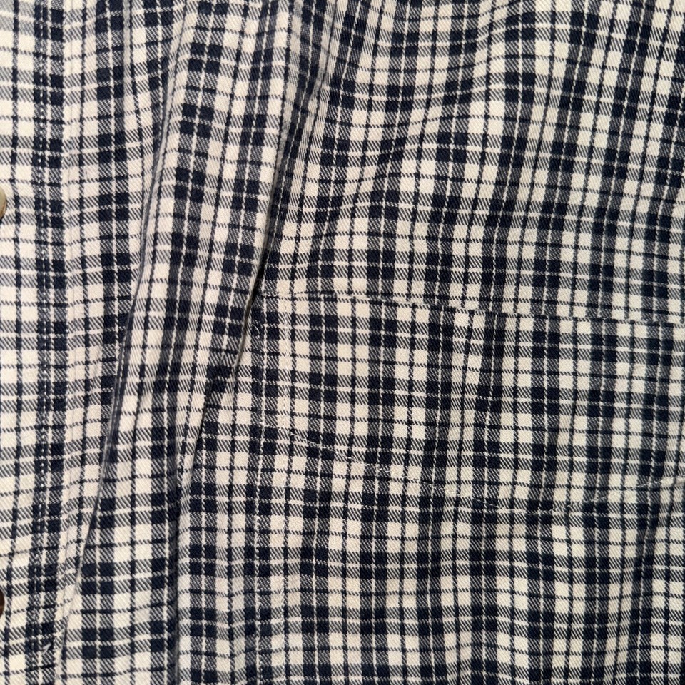 Croft And Barrow Long Sleeve Button Up Shirt Mens Size XXL Tan/black | eBay