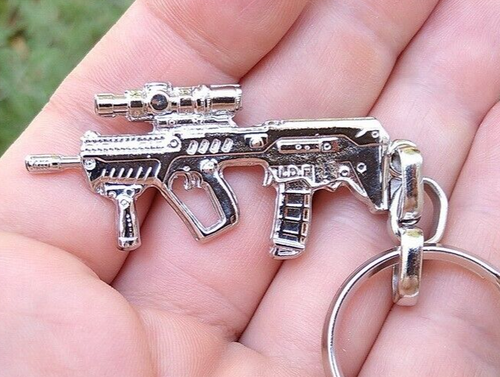 Fusil KEYCHAIN IDF ISRAEL Defense Force ZAHAL Assault Gun Hebrew Jewish ...