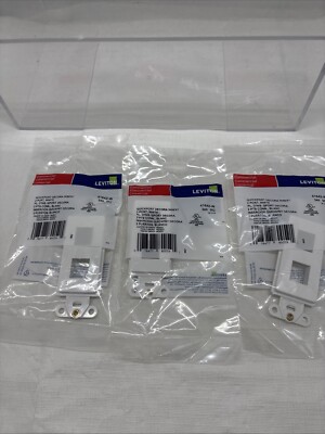 3 X Leviton 41642-W QuickPort Decora Insert, 2-Port, White B14 | eBay