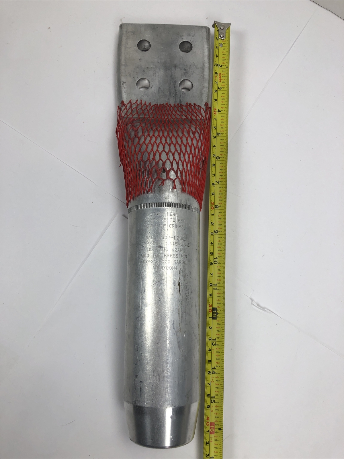 HUBBELL FARGO ACF1700N4 TERMINAL LONG BARREL COMPRESSION CABLE TO FLAT ...