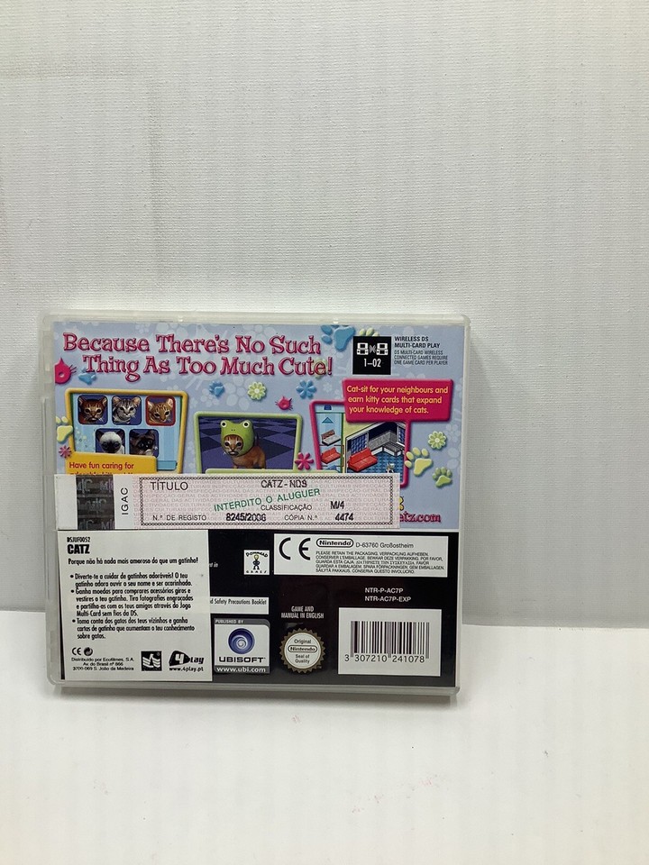 Catz - Nintendo DS Game CIB Complete , Great Condition! 8888163206 | eBay