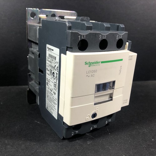 SCHNEIDER ELECTRIC LC1D50 AC 3 Pole Contactor Electrical Part Unused | eBay