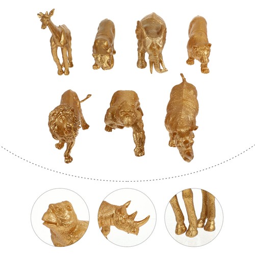 Pvc Animal Model Ornaments Child Jungle Animals Cake Decoration Toys | eBay