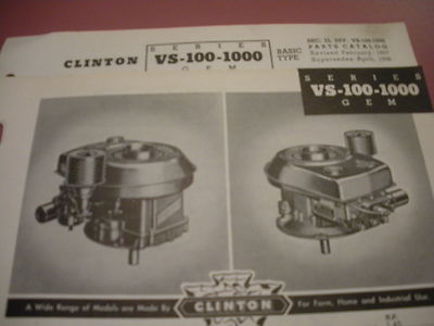 clinton parts list,clinton vs-100-1000 illustrated antique clinton ...