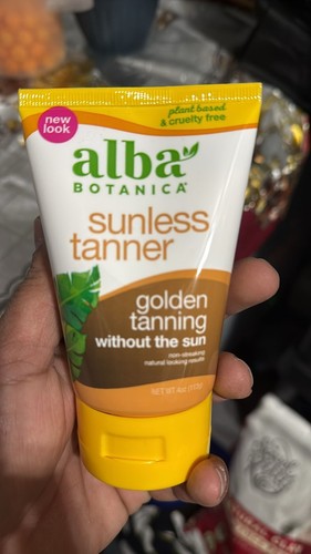 Alba Botanica Sunless Tanner Gold Self-Tanning Lotion for Face Body ...