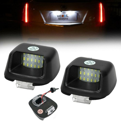 2x Rear Bumper License Number Plate Light for Nissan Navara D40 Lamp ...